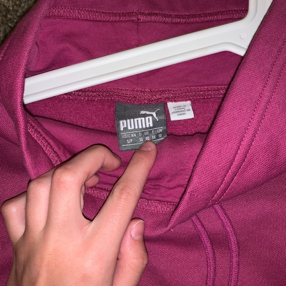 Puma | Jackets & Coats | Puma Purple Mock Neck Sweatshirt | Poshmark